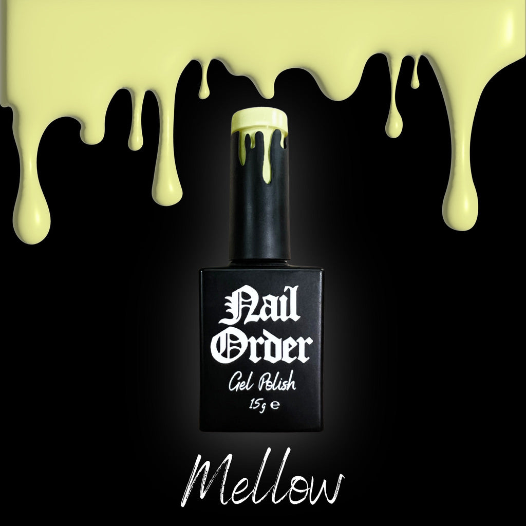 Mellow - Professional Quality Gel Polish - Light Yellow 15g | Nail Order