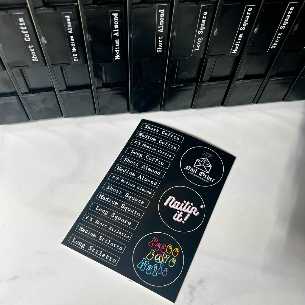 Tip Box Sticker Sheet – Nail Order